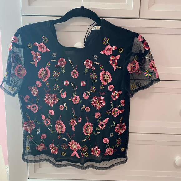 Zara Flower Top – Haut A Fleurs Femme Zara – UMMLR